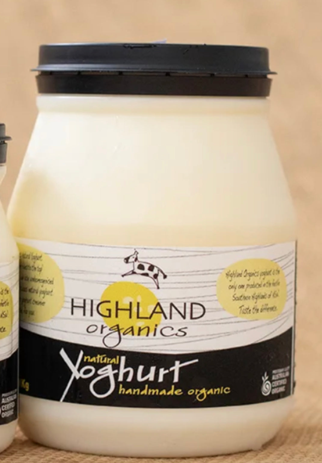 Highland Organic Yoghurt Natural 1kg – Going Organic
